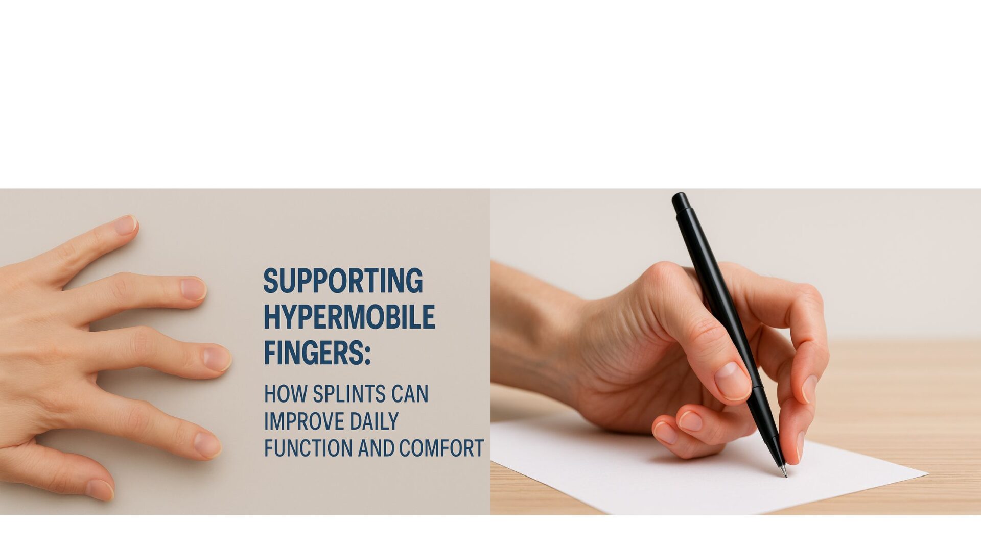 Supporting Hypermobile Fingers: How Splints Can Improve Daily Function ...